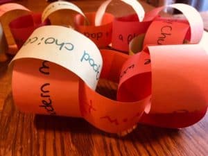 Paper Prayer Chain Craft | Out Upon The Waters